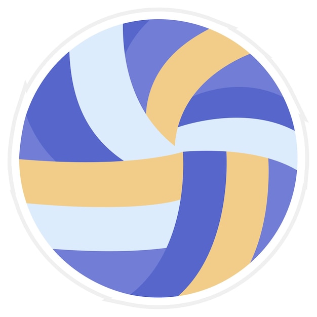 Vibrant Geometric Volleyball Graphic | Jiffy Designs
