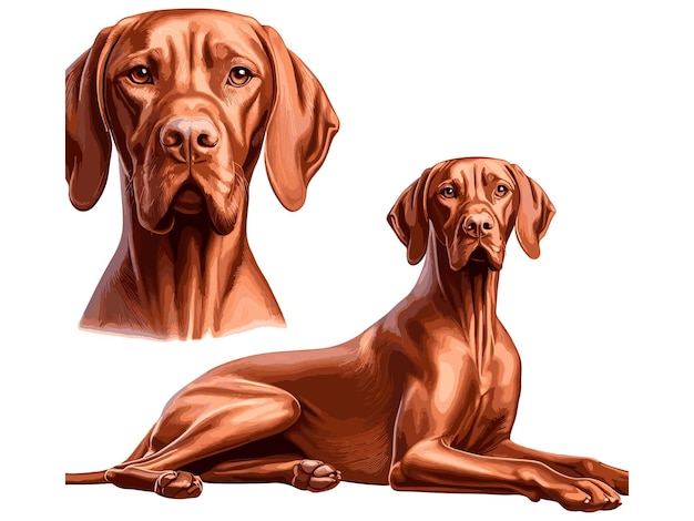 Majestic Canine Companions: Vibrant Portraits of Loyal Rhodesian ...