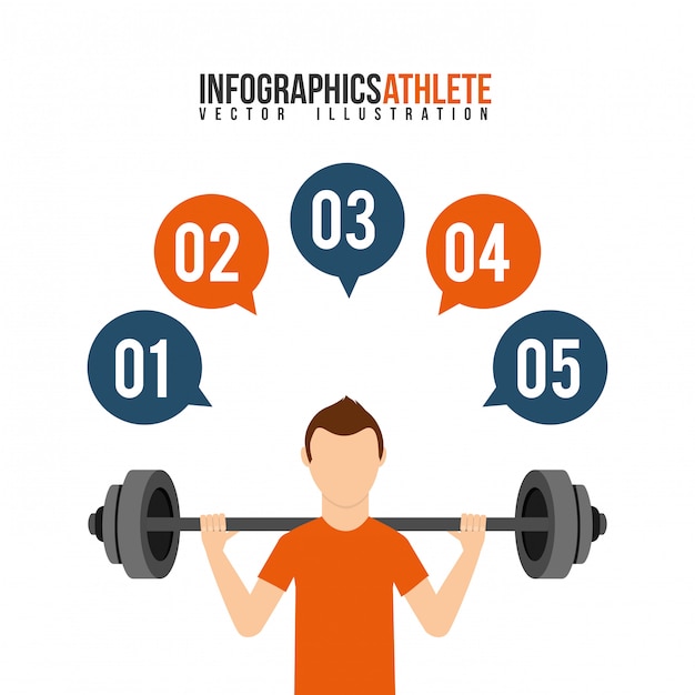 Infographics Athlete: Motivating Fitness Inspiration | Jiffy Designs