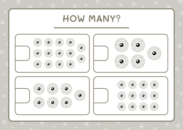 Counting Friendly Eyeballs: A Whimsical Visual Puzzle | Jiffy Designs