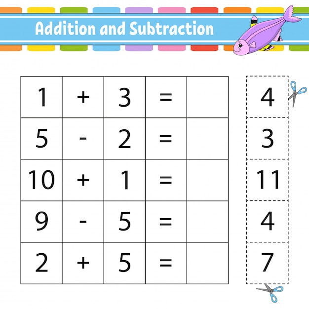 Engaging Math Practice: Addition and Subtraction Exercises | Jiffy Designs