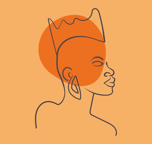 Regal Silhouette: A Minimalist Portrait | Jiffy Designs