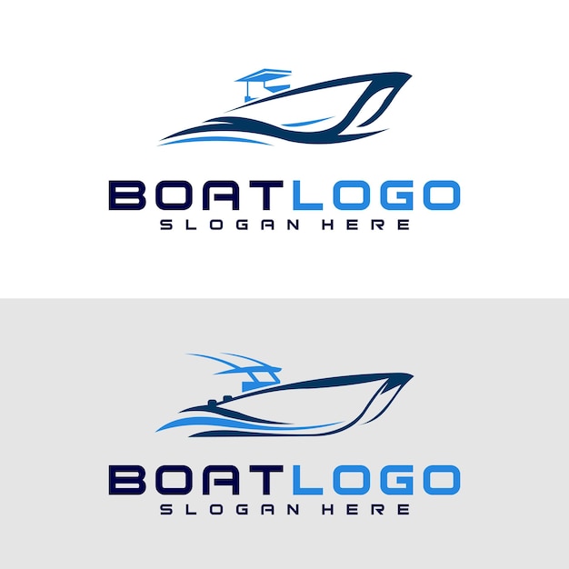 Sleek and Stylish Boat Logo with Customizable Slogan | Jiffy Designs