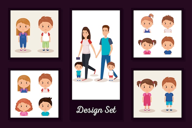 Diverse Collection of Vibrant Character Designs | Jiffy Designs