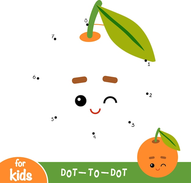 Cute Leaf and Fruit Dot-to-Dot Activity for Kids | Jiffy Designs