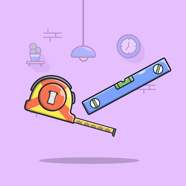 Vibrant Measuring Tools Floating in Pastel Workspace | Jiffy Designs