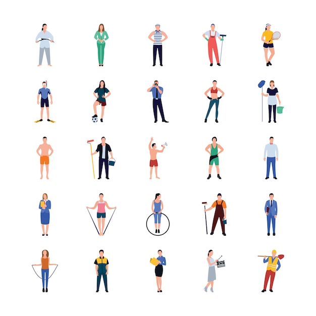 Diverse Collection of Stylized Human Figures for Versatile Applications ...