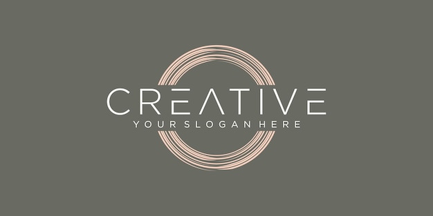 Elegant Circular Logo with Customizable Slogan | Jiffy Designs