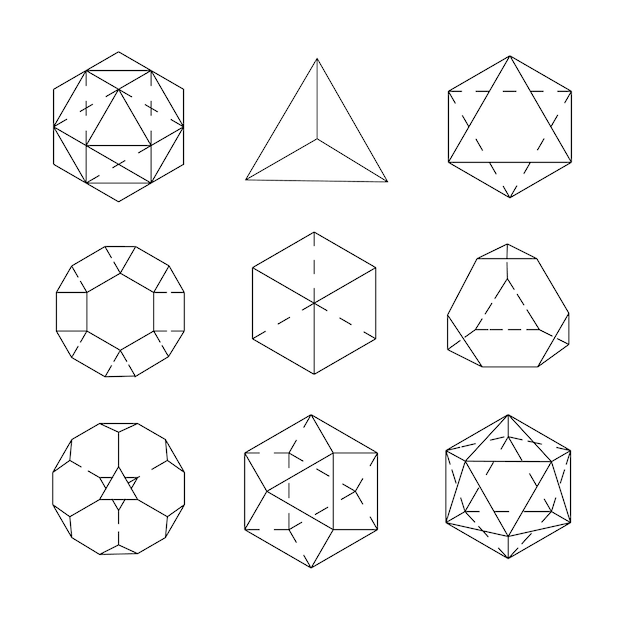 Geometric Shapes: Polygons, Polyhedra, and Platonic Solids | Jiffy Designs