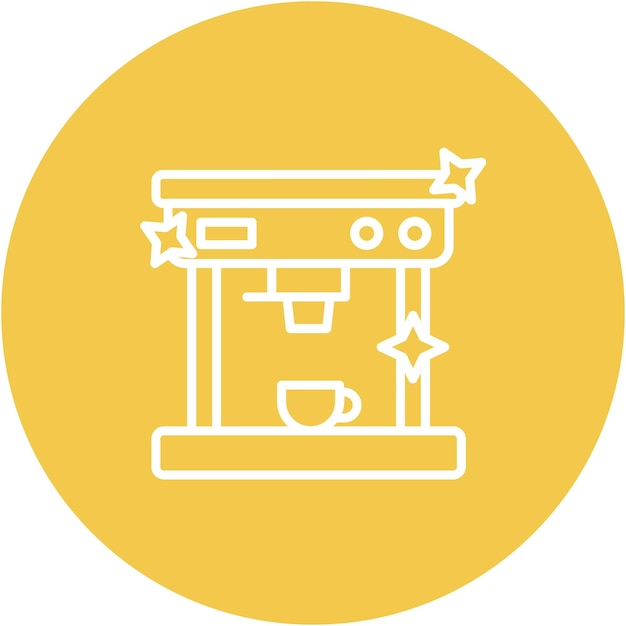 Whimsical Espresso Machine with Starry Accents | Jiffy Designs