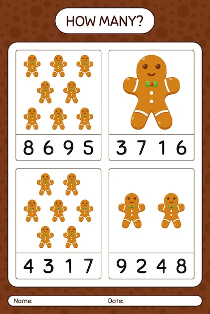 Counting Gingerbread Cookies: A Delicious Math Challenge | Jiffy Designs