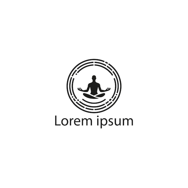 Peaceful Meditation Symbol in Minimalist Circle Design | Jiffy Designs