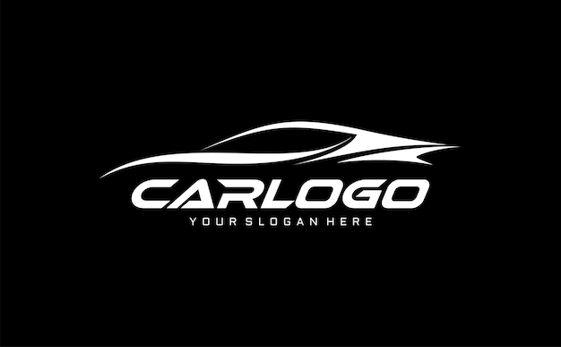 Sleek and Powerful Car Logo with Customizable Tagline | Jiffy Designs