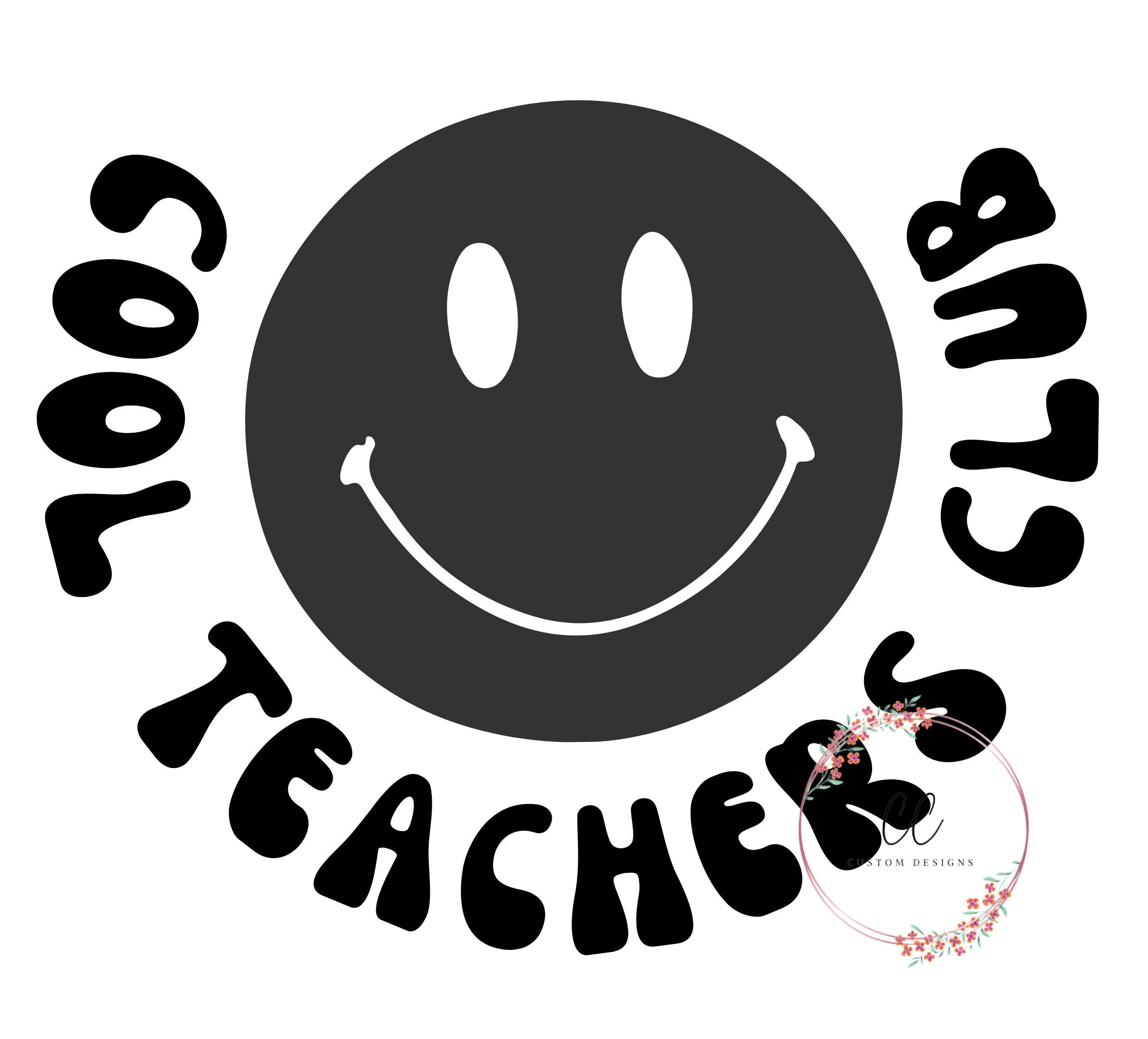 Cool Teachers Club Svg, Teacher Png, Retro Teacher Svg, Teacher Life Svg, Teacher Shirt Svg ...