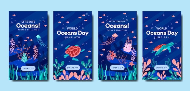 Vibrant Underwater Scenes Celebrate World Oceans Day | Jiffy Designs