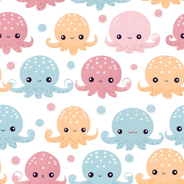 Adorable Octopus Parade: A Whimsical Aquatic Celebration | Jiffy Designs