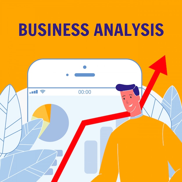 Illustration Depicting Business Analysis with Data Visualization | Jiffy Designs