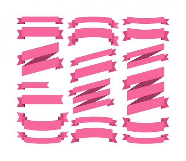 Vibrant Pink Ribbon Banners for Festive Celebrations | Jiffy Designs