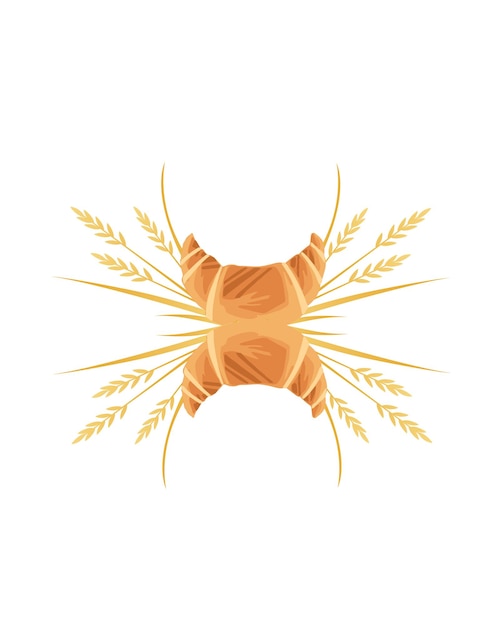 Vibrant Wheat Sheaf Emblem with Radiant Design | Jiffy Designs
