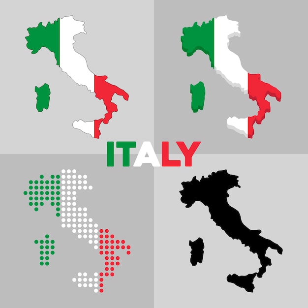 Vibrant Silhouettes of Italy's Iconic Geography | Jiffy Designs
