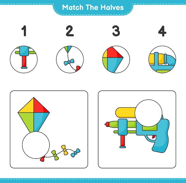 Colorful Geometric Shapes Matching Game | Jiffy Designs