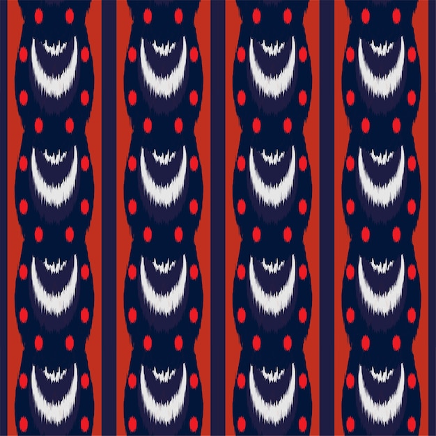 Repeating Pattern of Stylized Bat Silhouettes on Stripes | Jiffy Designs