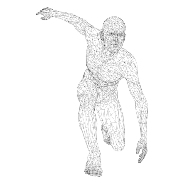 Powerful Superhero Figure in Dynamic Pose | Jiffy Designs