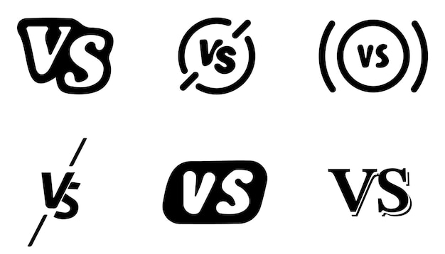 Diverse Versus Symbols in Black and White | Jiffy Designs