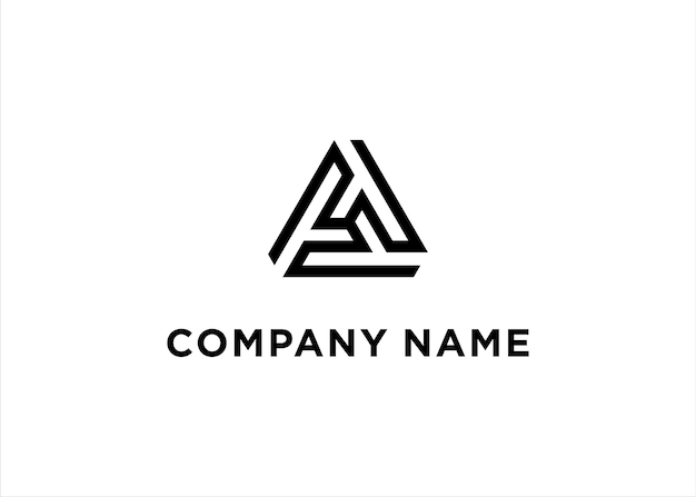 Sleek Interlocked Triangle Logo with Modern Company Name | Jiffy Designs