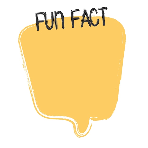 Playful and Informative Text Bubble with Fun Fact Message | Jiffy Designs