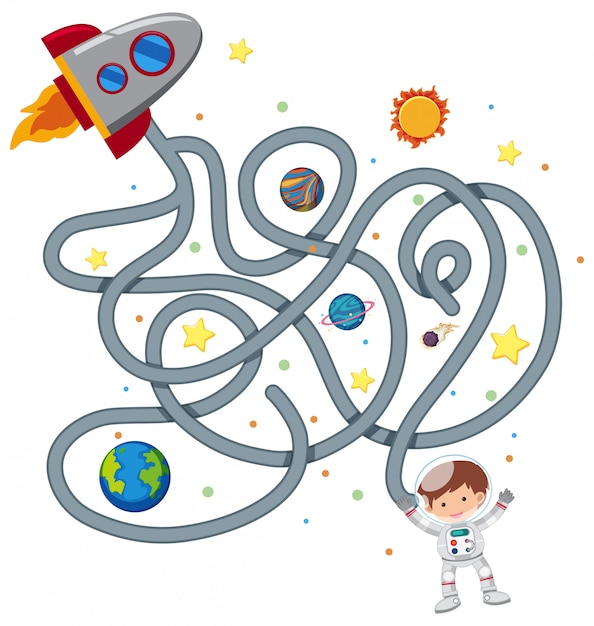 Cosmic Maze: A Playful Journey Through the Stars | Jiffy Designs