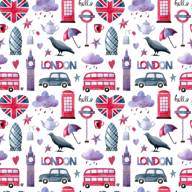 Vibrant Collection of Iconic London Symbols and Landmarks | Jiffy Designs