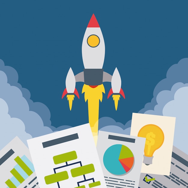 Soaring Startup Success: Rocket Launch and Data Analytics | Jiffy Designs