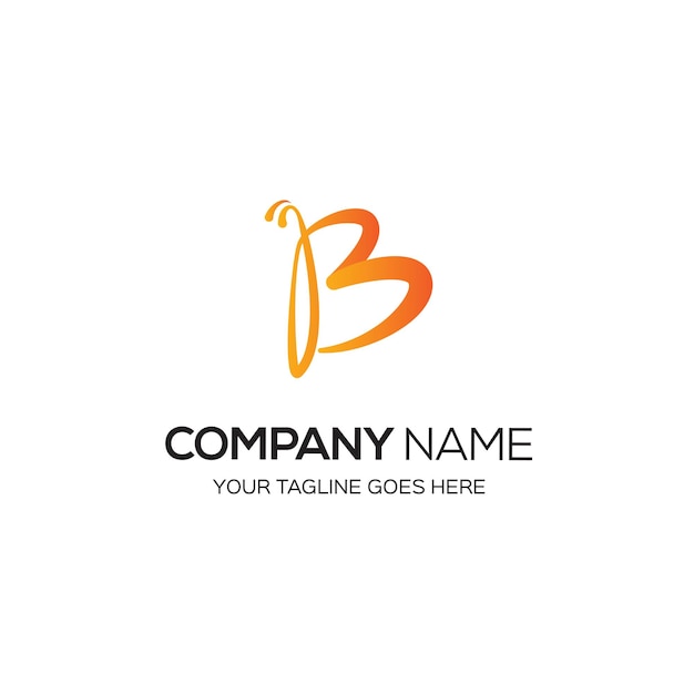 Vibrant Cursive B Logo for Modern Business | Jiffy Designs
