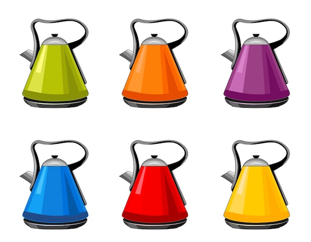 Vibrant Collection of Colorful Electric Kettles for Modern Kitchens ...