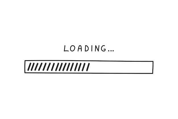 Minimalist Loading Bar with Simple Typography | Jiffy Designs