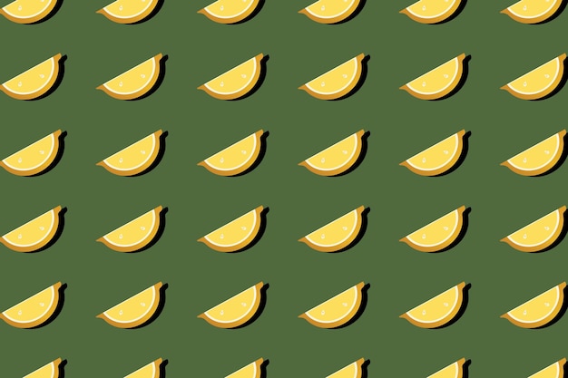 Vibrant Lemon Slices Arranged in Repeating Pattern | Jiffy Designs