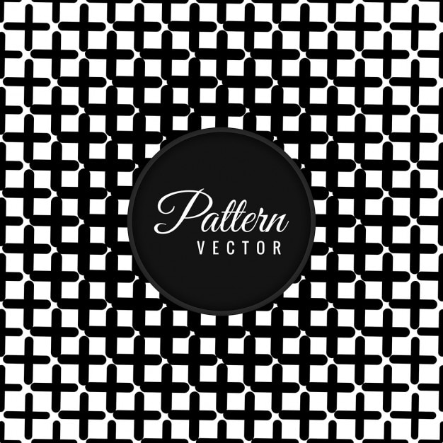 Geometric Black and White Checkered Pattern with Circle Emblem | Jiffy ...