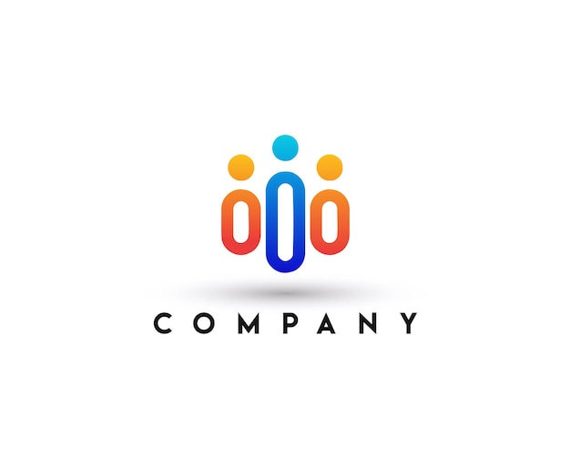Vibrant Sphere Trio Logo in Bold Primary Colors | Jiffy Designs
