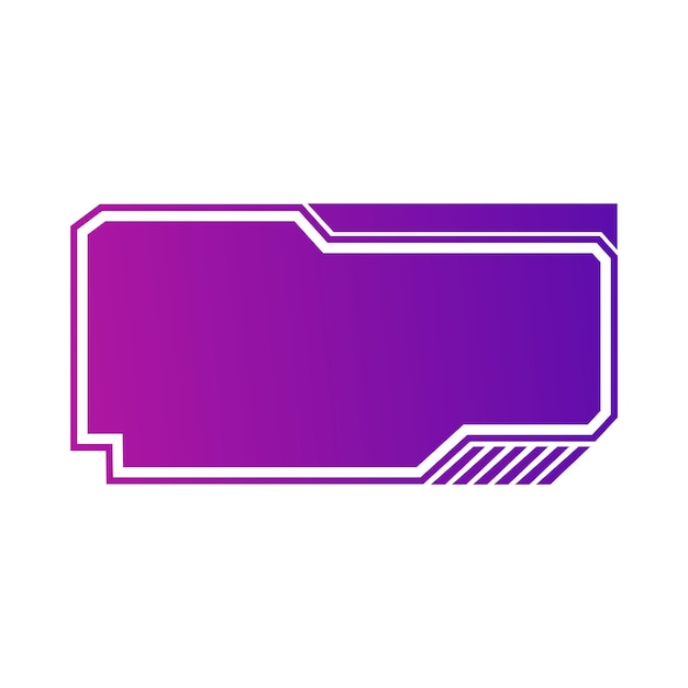 Sleek and Vibrant Purple Geometric Frame | Jiffy Designs