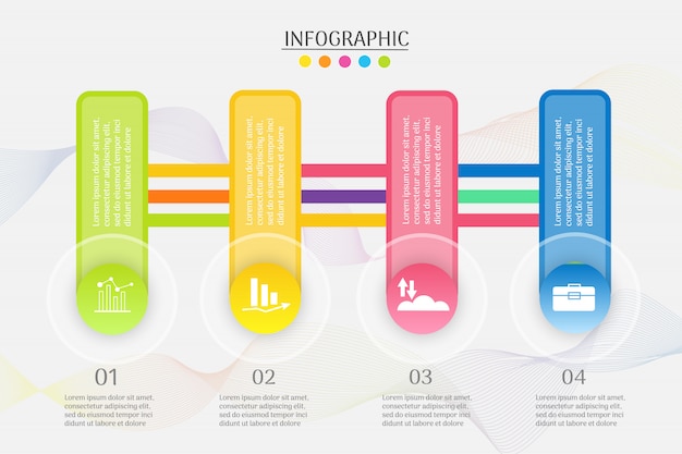 Vibrant Infographic with Colorful Bars and Engaging Icons | Jiffy Designs