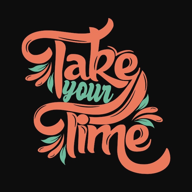 Vibrant Calligraphic Lettering with Flourishing Coral Accents | Jiffy ...