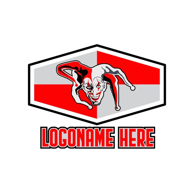 Vibrant Clown Emblem with Playful Design | Jiffy Designs