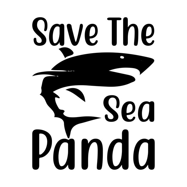 Striking Silhouette of a Playful Sea Panda Conservation | Jiffy Designs