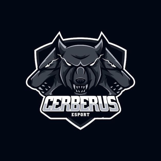 Fierce Three-Headed Cerberus Mascot Logo Design | Jiffy Designs