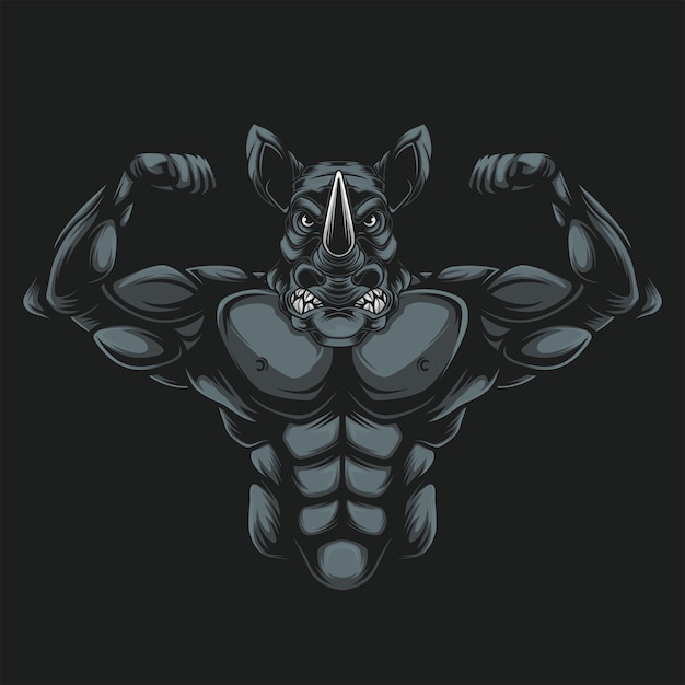 Powerful Feline Warrior: A Muscular Panther Flexing Its Might | Jiffy ...