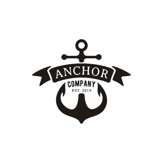 Iconic Anchor Design with Retro Nautical Flair | Jiffy Designs