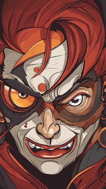 Intense and Captivating Superhero Portrait | Jiffy Designs