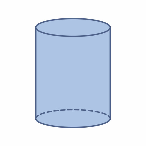 The Illustration Of An Isolated Cylinder On White Background | Jiffy ...