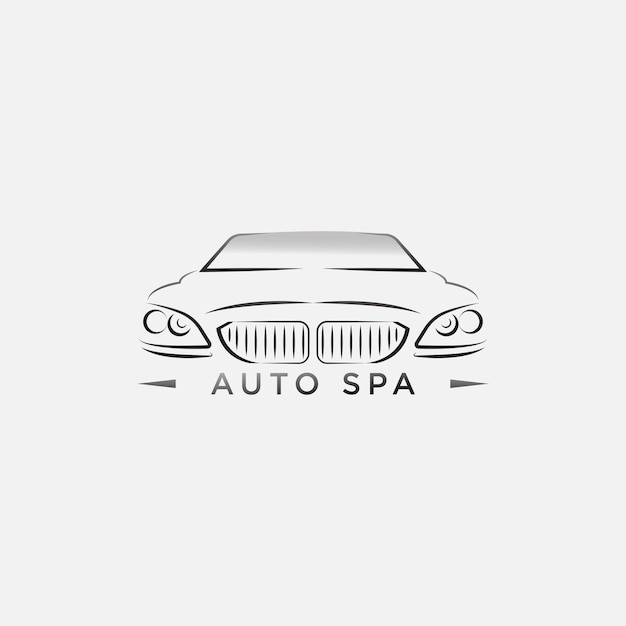 Sleek and Sophisticated Auto Spa Logo Design | Jiffy Designs